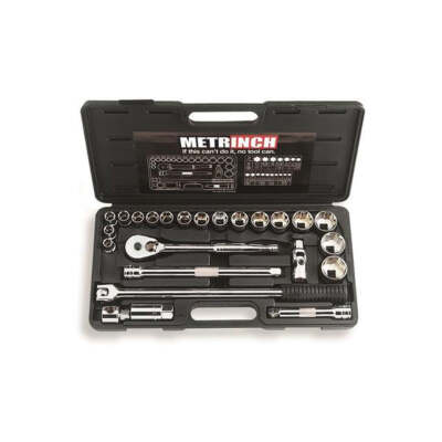 METRINCH Socket Set 1/2" Drive 24Pc MET-0405 | eBay Australia