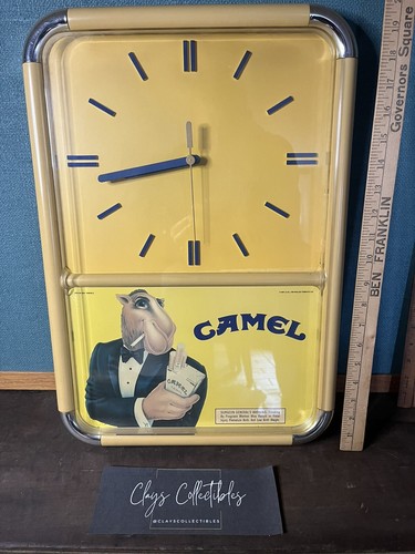 Vintage 90s Joe Camel Cigarette Wall Clock Advertising | eBay