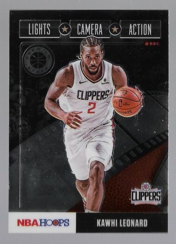 2019-20 Hoops Premium Stock #17 Kawhi Leonard Lights Camera Action | eBay