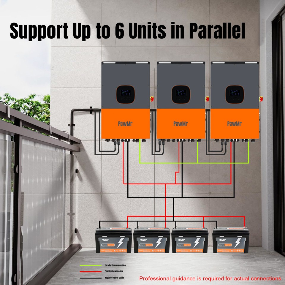 10KW 48V Solar Hybrid Inverter ON/OFF Grid Split Phase 120/208/240V ...