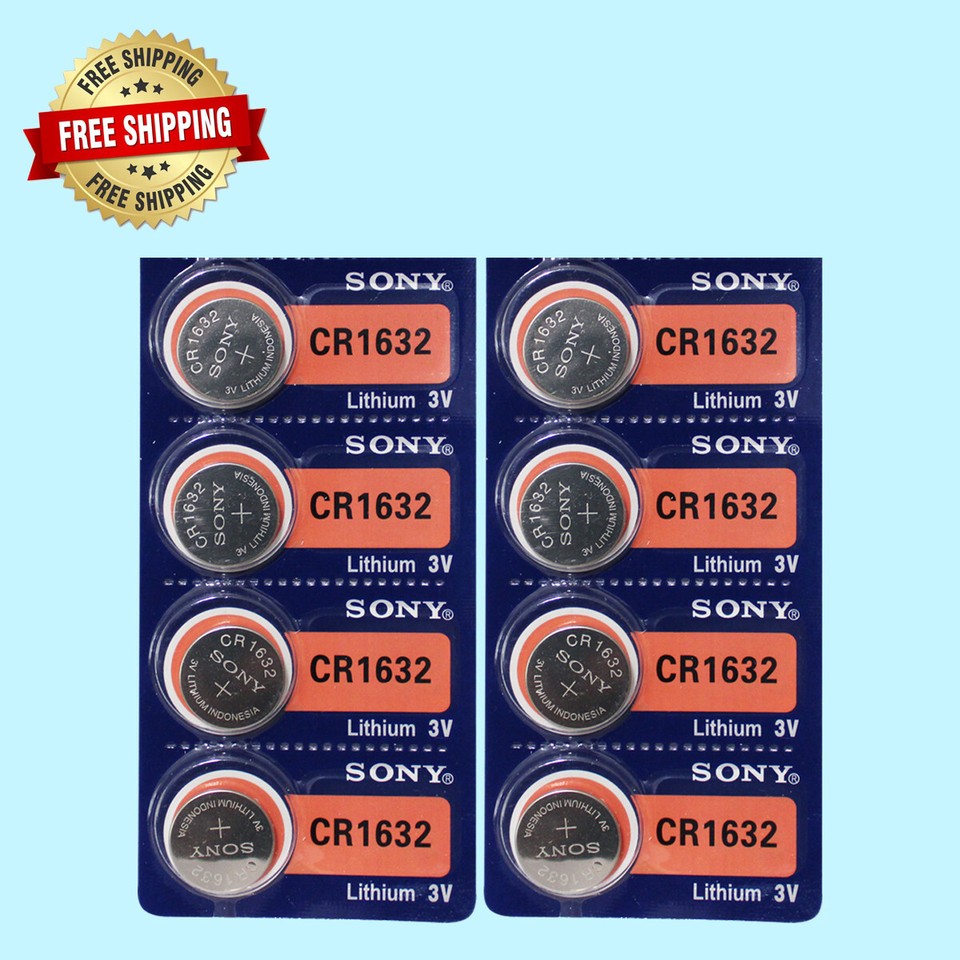Sony CR1632 Lithium 3V Watch Battery (Exp 10/2032 ) 8Pc | eBay