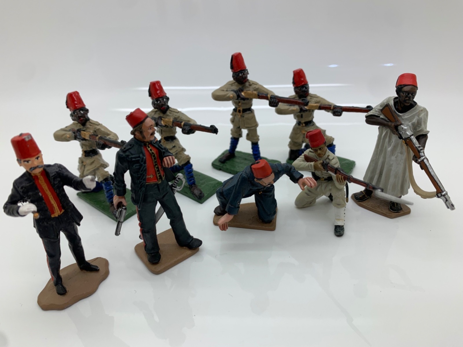 UNBRANDED TOY SOLDIERS NINE VARIOUS AFRICAN FIGURES 54MM UNBOXED | eBay