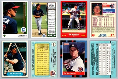 Jim Morrison 4 Card Lot - White Sox Tigers Pirates Phillies "The Lizard ...