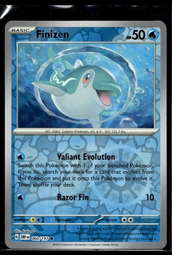 Finizen 60/197 SV03: Obsidian Flames 060/197 LP Pokemon TCG | Buy10 ...