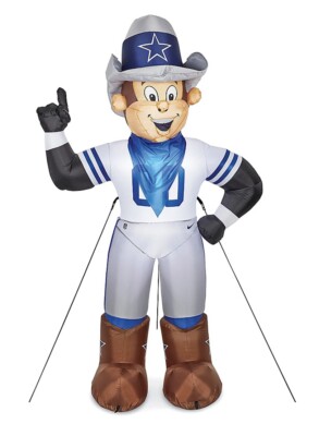 Dallas Cowboys NFL 7FT Rowdy Inflatable Mascot w/ Stakes New In Box | eBay
