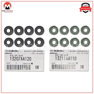 13207-AA120, 13211-AA110 GENUINE OEM INTAKE, EXHAUST VALVE STEM SEALS ...