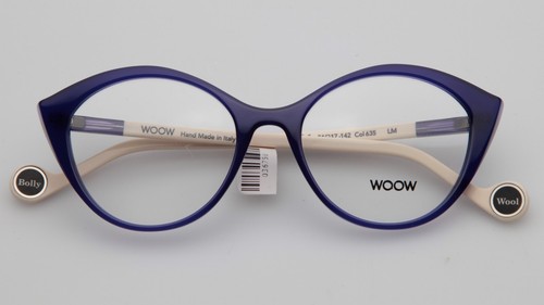 NEW WOOW Bolly Wool 1 Col 635 Violet EYEGLASSES 51-17-142mm B44mm | eBay