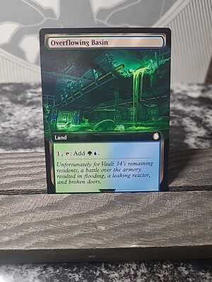 MTG - Overflowing Basin (Extended Art) - Universes Beyond: Fallout (PIP ...