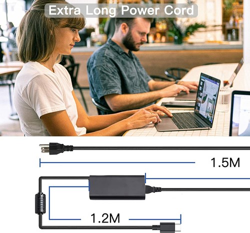Dell 90W Thunderbolt 3 USB-C Type C AC Power Adapter Charger LA90PM170 ...