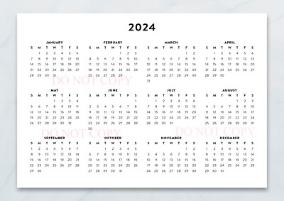 2024 MONTH TO VIEW PLANNER QUALITY CALENDER +free 2025 CALENDER ON BACK ...