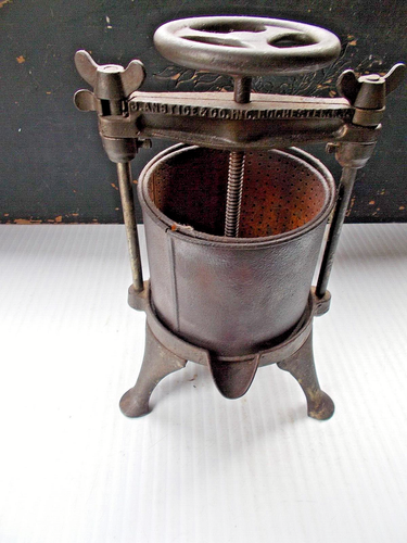 Rare Antique J. ANSTICE & CO. INC. Sensible Press Fruit & Lard Apple ...