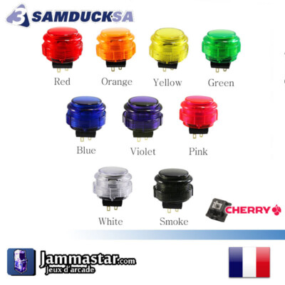 Crown / Samducksa SDB-202C Cherry - Arcade Push button | eBay