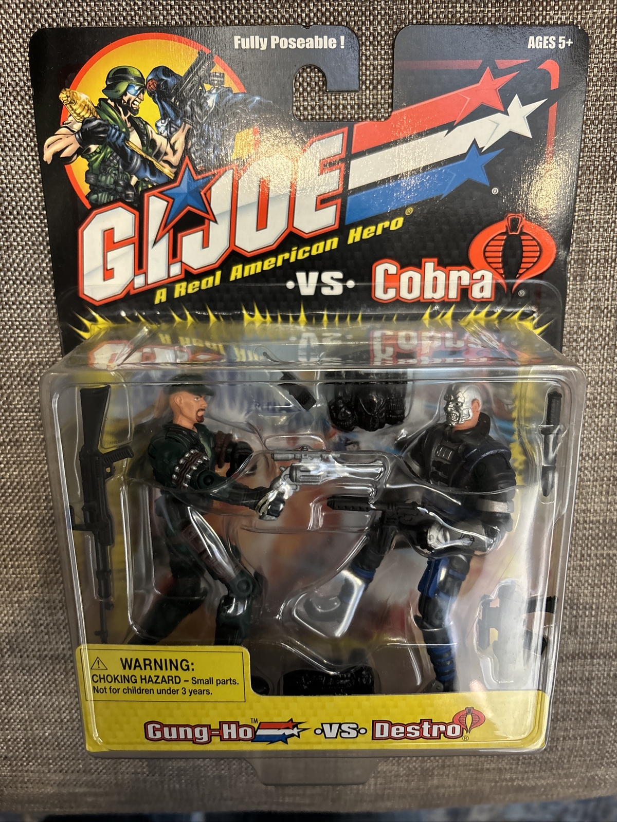 GI Joe Vs. Cobra Gung-Ho vs. Destro (2001) Hasbro Figure Set 2-Pack | eBay
