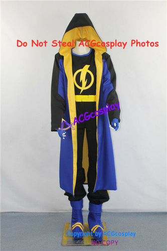 Static Shock Static Cosplay Costume include boots covers and mask ...