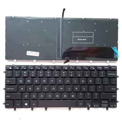 Dell XPS15 9550 9560 9570 7558 7568 7590 P56F M5510 US Backlit Keyboard ...
