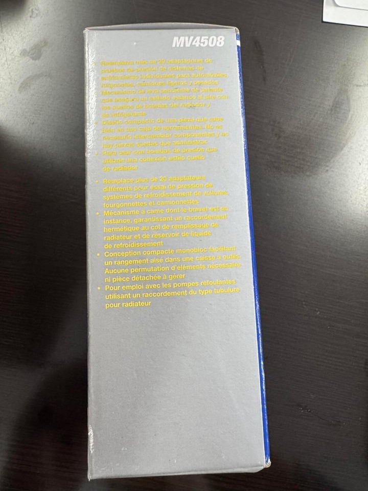 Mityvac Universal Radiator Adapter, Black/Yellow MV4508 | eBay