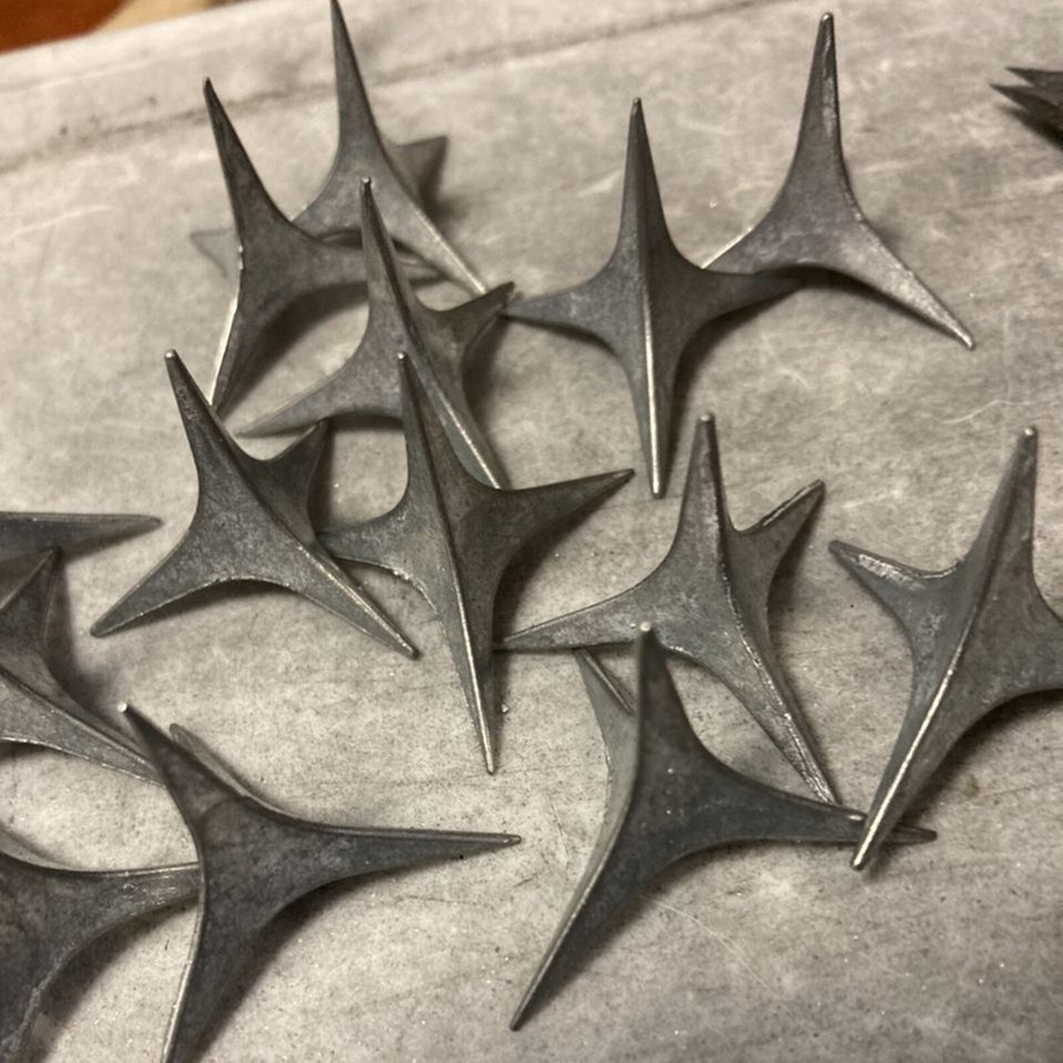 10x Tire Tyre Puncture Triangle Nail Spike Anti-theft Security Car ...