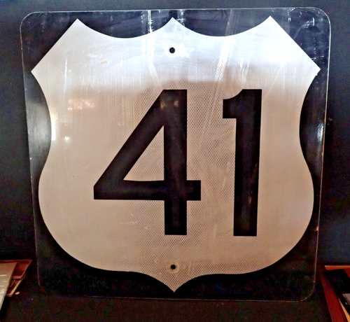 Vintage Original US Route 41 Road Sign Highway Sign | eBay