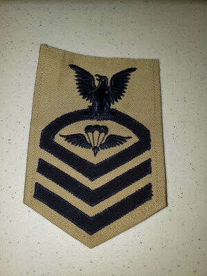 NR967 WW2 US Navy Rate Khaki Tan Rate Parachute Rigger CPO L1A | eBay