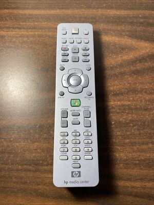 HP Media Center Remote Control 5187-4401 Gray *Tested | eBay