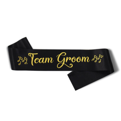 Team Groom Sash Bucks Stag Bachelor Party Night Wedding Decoration ...