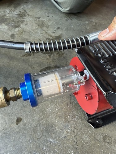 Inline 1/4" Compressed Air Oil & Water Separator Trap Filter for ...