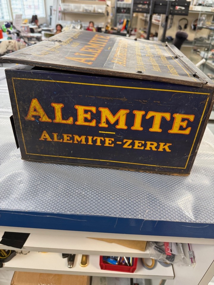 Alemite Grease Zerk Fitting Cabinet Display Case | eBay