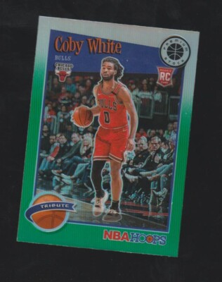 2019-2020 Nba Hoops Premium Stock Coby White Green Prizm #295 | eBay