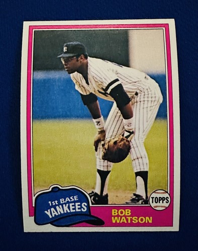 1981 TOPPS #690 BOB WATSON New York YANKEES NM-MT or BETTER 2 TIME AS ...
