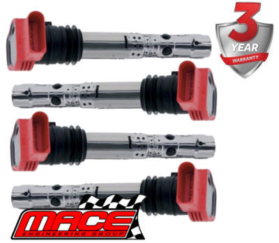 SET OF 4 MACE STANDARD REPLACEMENT IGNITION COILS FOR AUDI A6 C5 ALT 2 ...