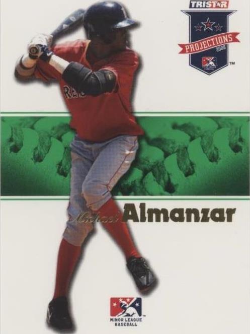 2008 TRISTAR PROjections - Michael Almanzar #1 Green /50 (RC) for sale ...