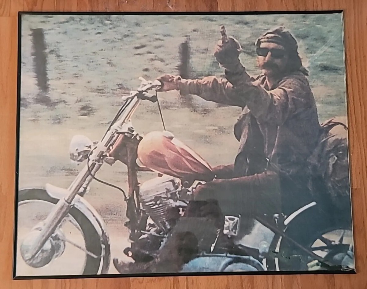 Easy Rider Middle Finger Poster Easy Rider (1969) Original Movie