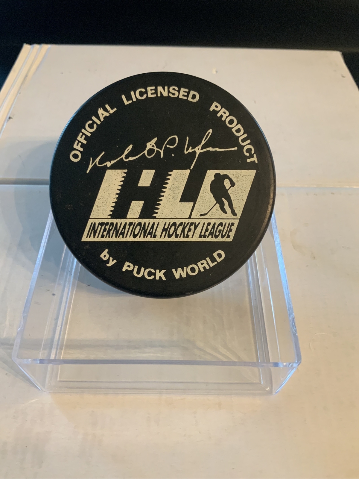 Houston Aeros Hockey Puck WORLD IHL NHL #500 | eBay