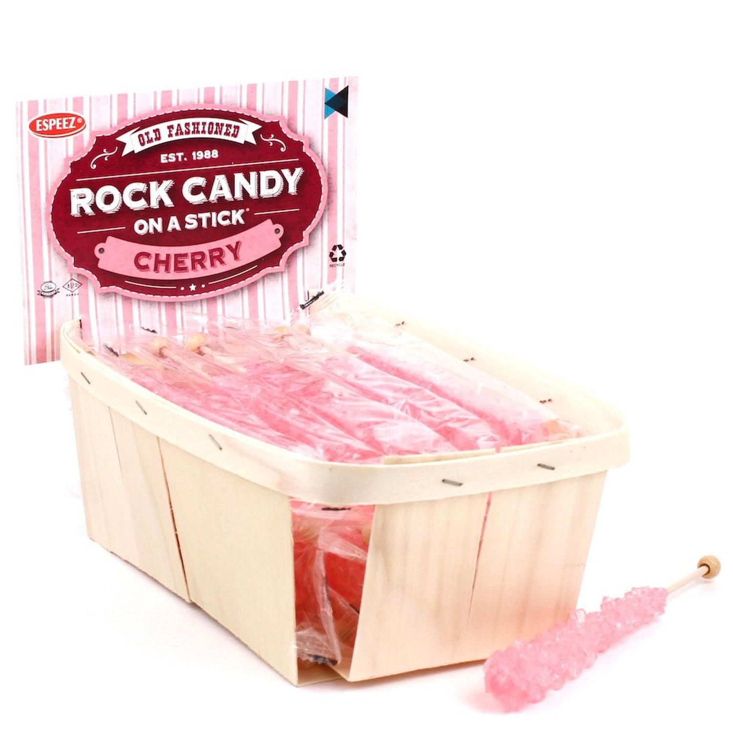 Pink Rock Candy - 18 Sticks - Cherry - Party Favors - Candy Buffet | eBay