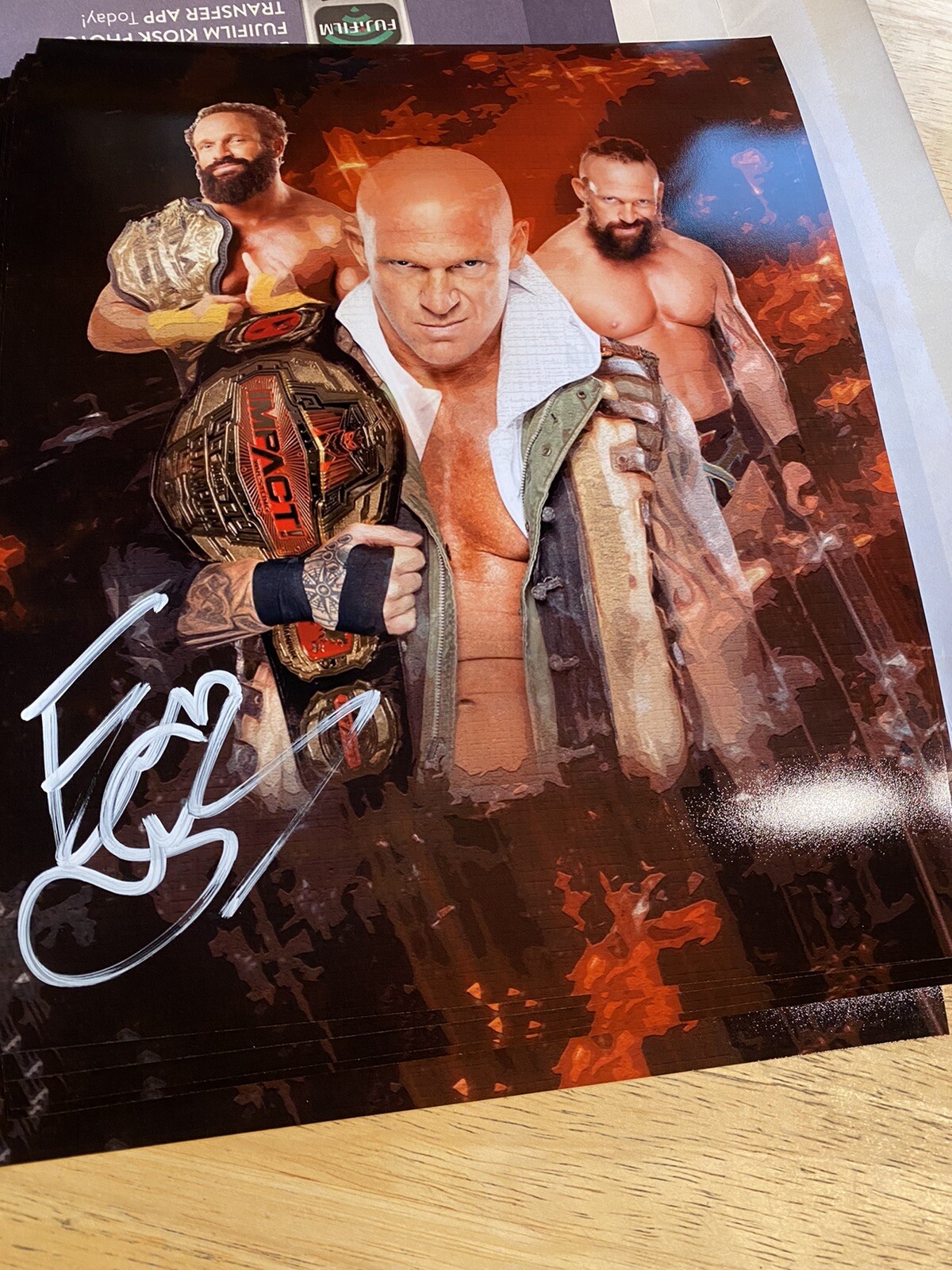 Tna Eric Young Autograph 8x10 | eBay