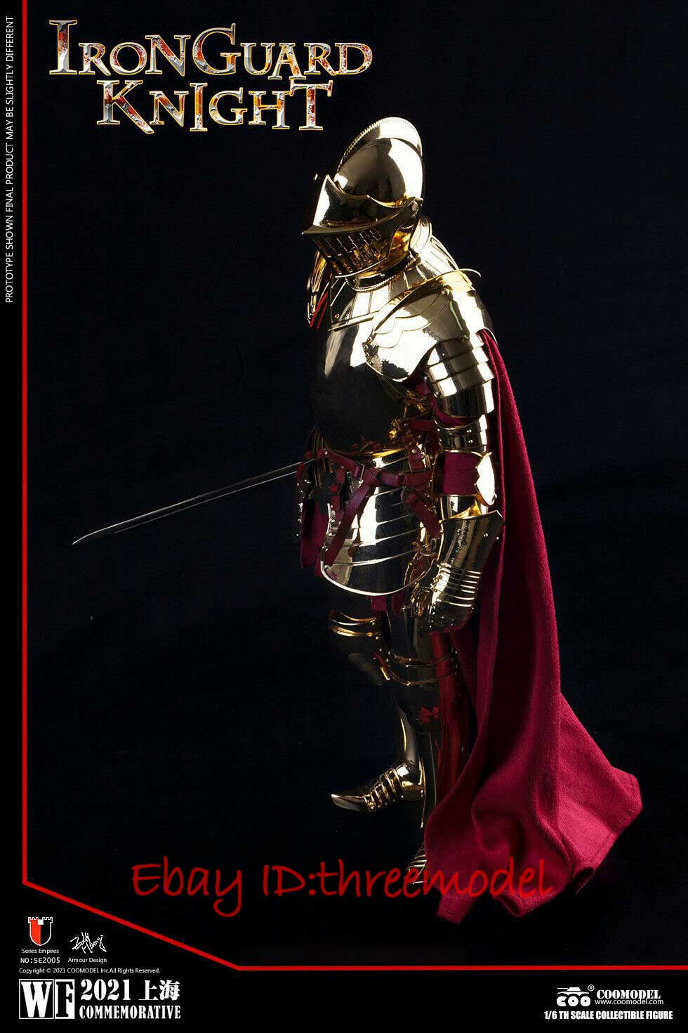 Coomodel 2021WF 1/6 Iron Guard Knight Golden Knight SE2005 Action ...