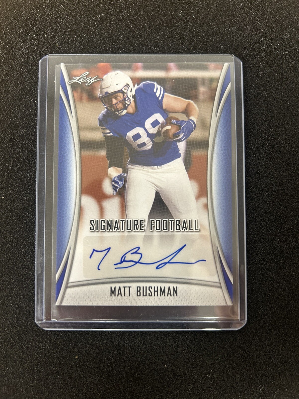 2021 Leaf Signature Blue Matt Bushman #BA-MB1 Auto | eBay