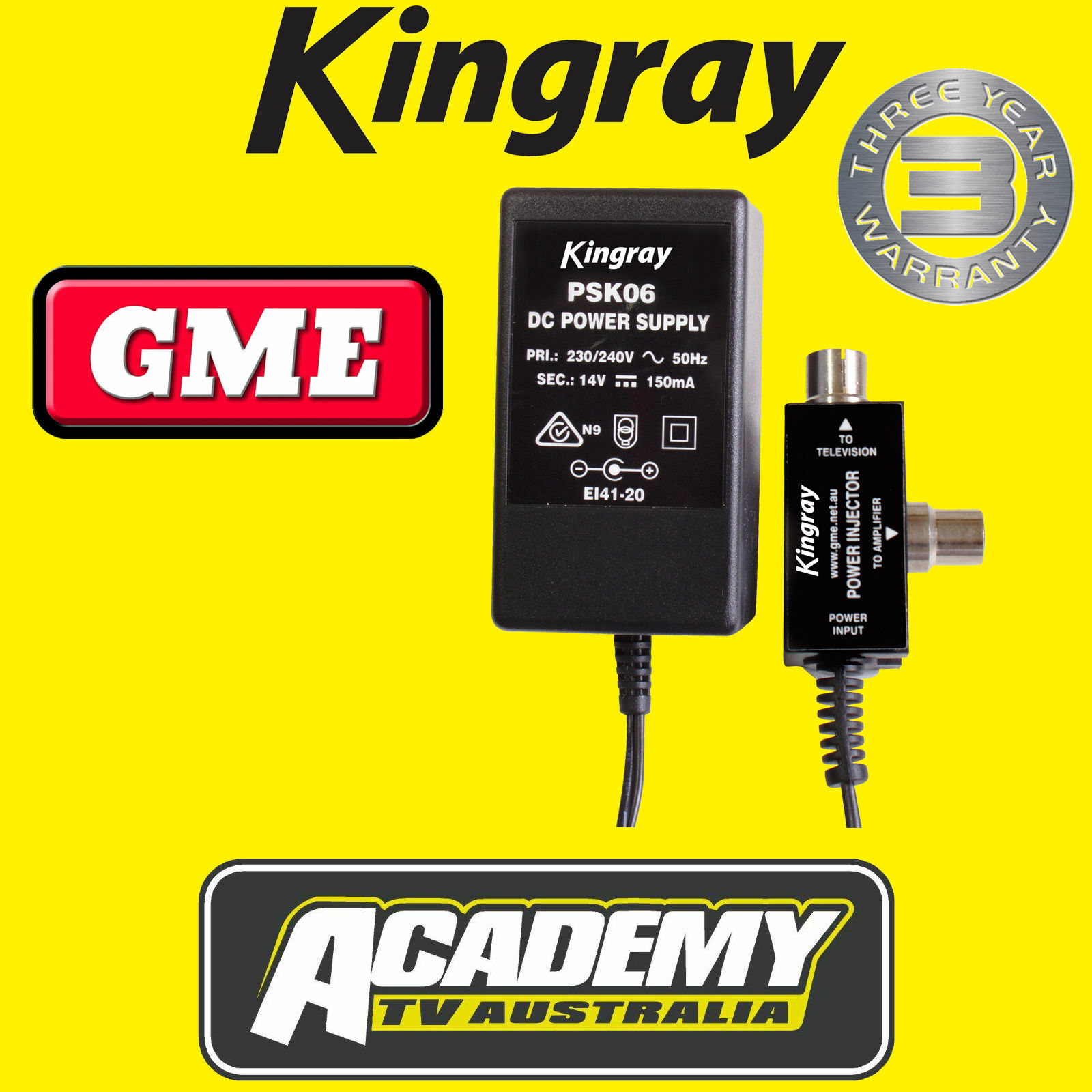 POWER SUPPLY KINGRAY PSK06 FOR BOOSTERS & AMPLIFIERS | eBay