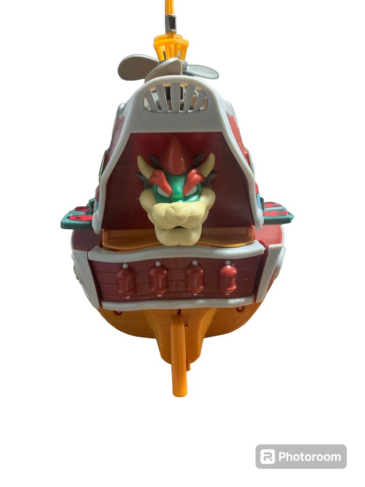 Super Mario Deluxe Bowser's Airship Playset Kids Toy Children's Ship ...