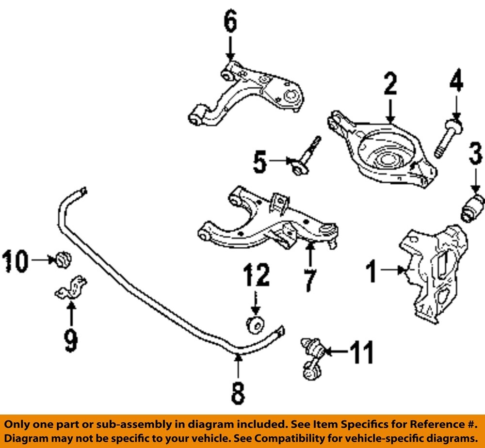 Genuine Nissan Lower Arm Pin 55226-7S001 for sale online | eBay