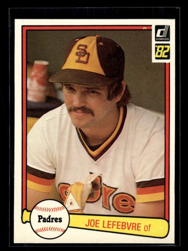 1982 Donruss Baseball #373 Joe Lefebvre "Set Break" Mint San Diego ...