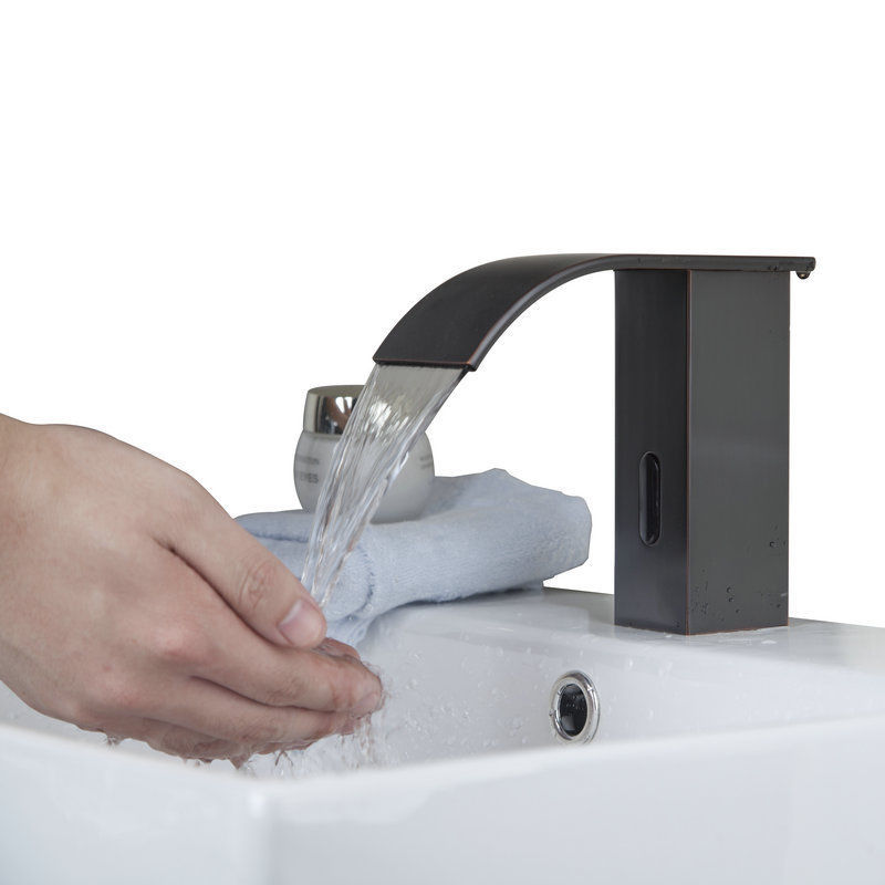 Automatic Sensor Hands Free Touchless Bathroom Kitchen Faucet Sink ...
