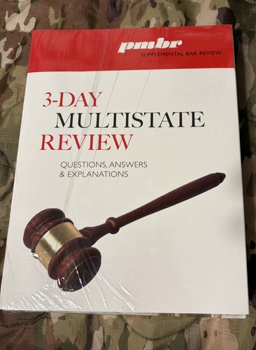 PMBR 3-Day MultiState Review Book & Workbook - Brand New | eBay