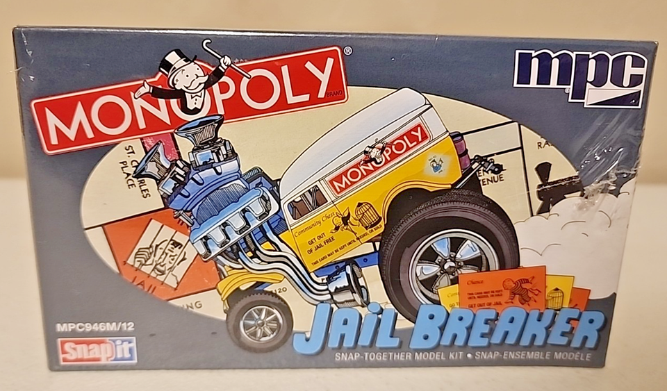 MPC Monopoly Jail Breaker Custom Willys Panel Van Kit MPC946M/12 ...