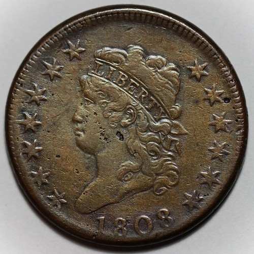 1808 Classic Head Large Cent (S-277) - US 1c Copper Coin | eBay