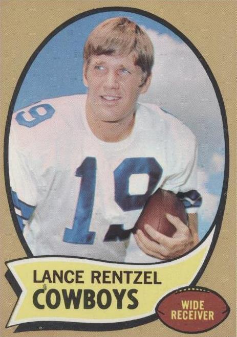 1970 Topps - Lance Rentzel #113 player name in black for sale online | eBay