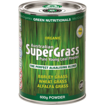 MicrOrganics Green Nutritionals Organic Australian SuperGrass 600g ...
