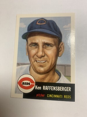 1991 Topps 1953 Archive Ken Raffensberger Cincinnati Reds REPRINT | eBay