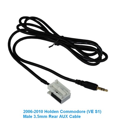 AUX Input Cable to suit Holden Commodore 2006-2010 (VE S1) Rear Aux ...