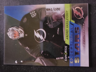 2020-21 Synergy Exceptional Stars #ES30 Andrei Vasilevskiy /749 | eBay